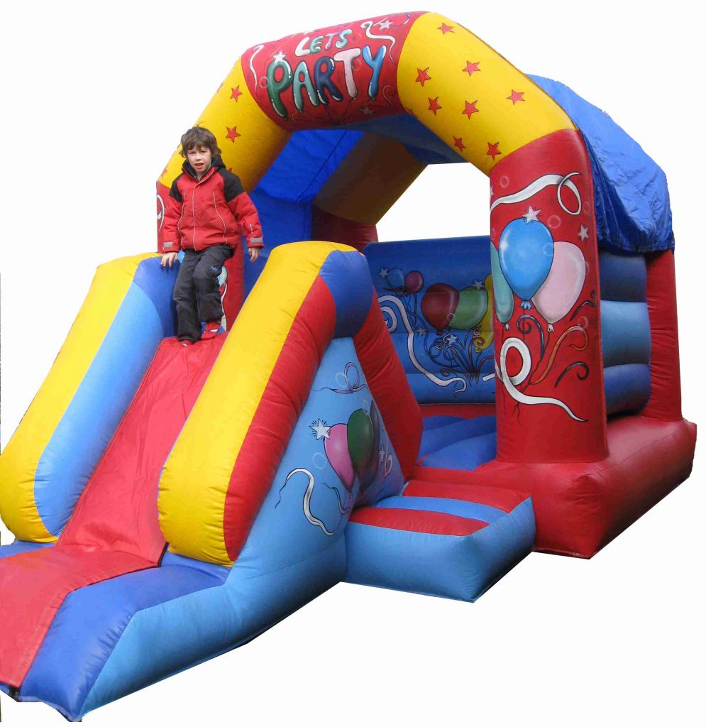 Kinderhüpfburg mit Rutsche - event-service